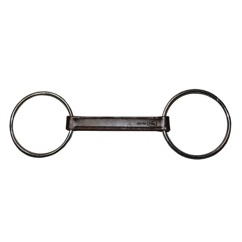 Mors grands anneaux en cuir Jump'In - Equipement cheval